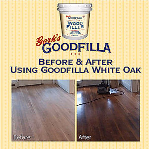 Water-Based Wood & Grain Filler - White - 8 oz By Goodfilla | Replace Every Filler & Putty | Repairs, Finishes & Patches | Paintable, Stainable, Sandable & Quick Drying