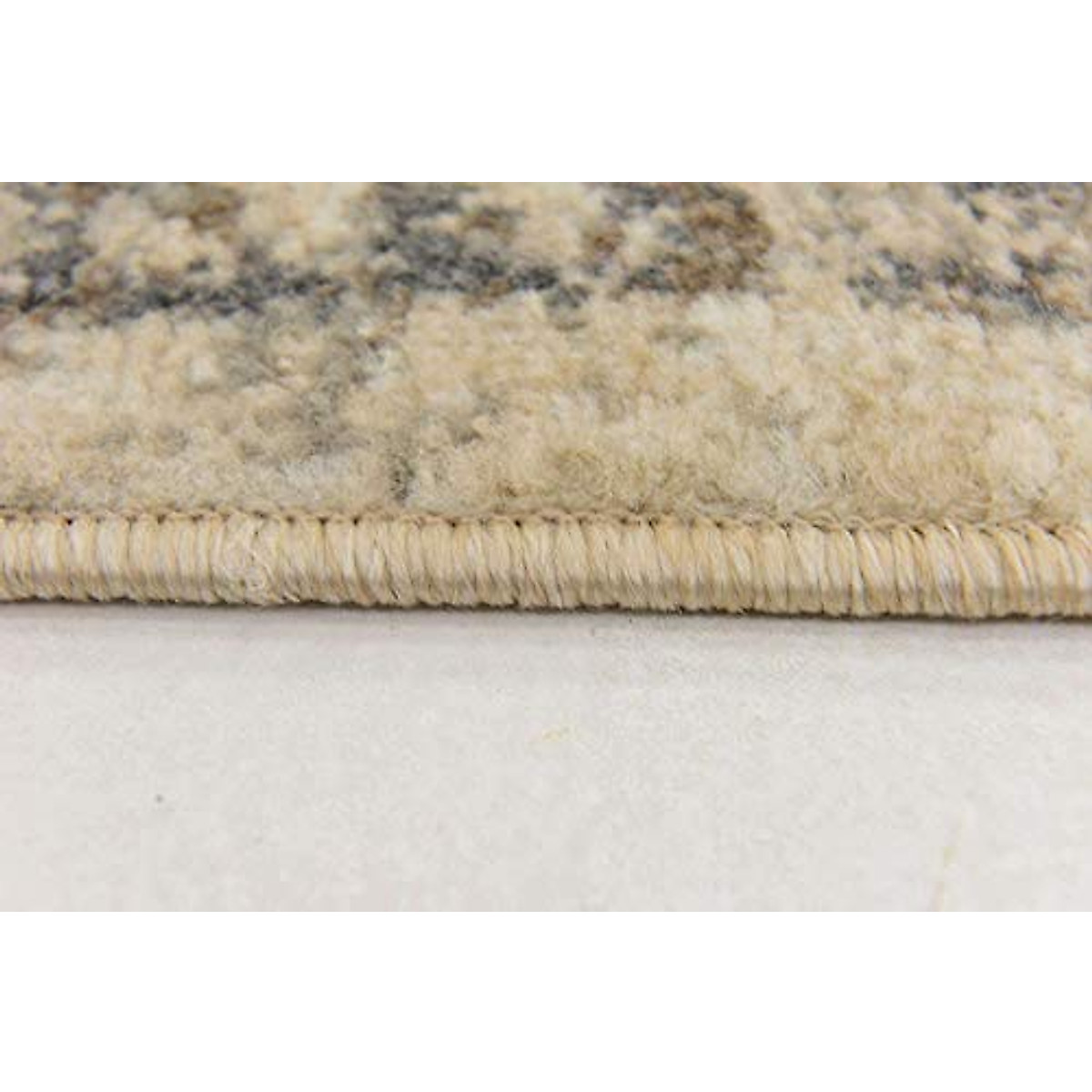 Unique Loom Tuareg Collection Vintage Distressed Traditional Area Rug, 9 x 12 ft, Beige/Brown