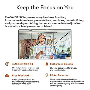 VAIO SX14 - Intel Core i7-1260P | 16GB Memory (RAM) | 512GB PCIe SSD | Windows 11 Pro | 14" FHD (1920 x 1080) Touchscreen | Fine Black | Made in Japan | VJS145X0311B