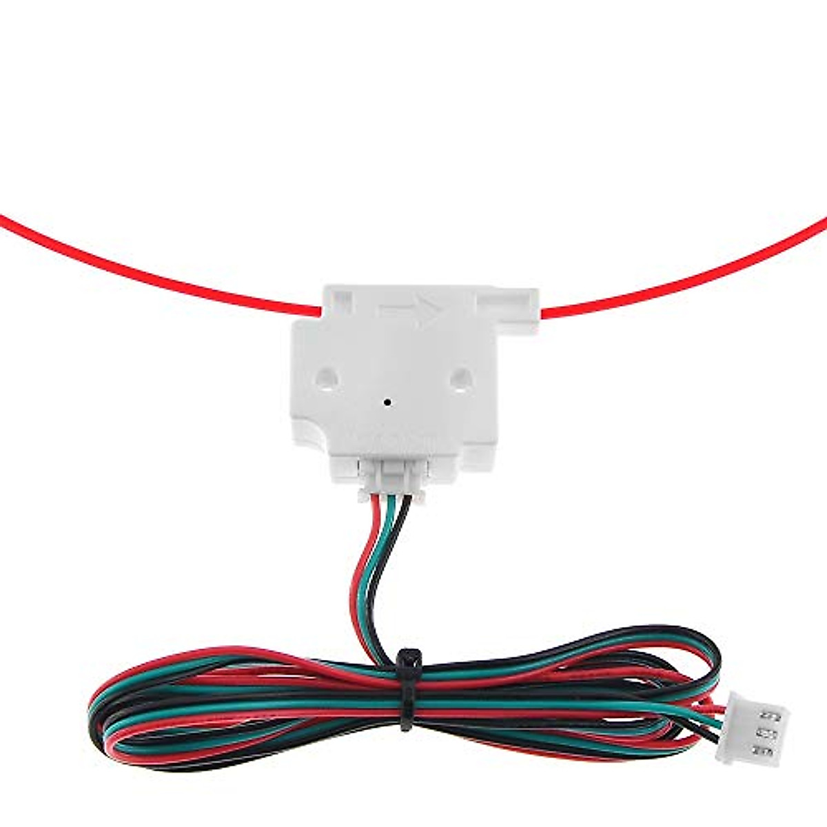 3D Printer Filament Break Detection Module with 1 Meters Run-Out Sensor Material Runout Detector for 3D Printer liuqiangmeiguo (Color : White)