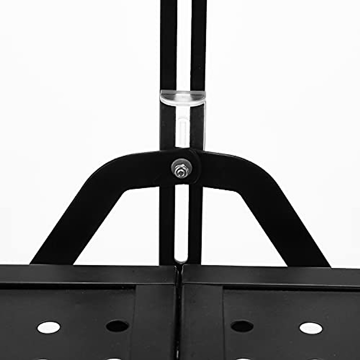 Urban Shop 3 Shelf Metal Storage Cart, Black