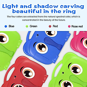 Zyyini 7 Inch Tablets, 1960x1080 IPS Touchscreen Cartoon Toddlers Tablets, MT6582 Quad Core CPU, 4GB RAM 32GB ROM, Dual SIM Card, Dual Camera, WiFi, BT4.0, Dual Speaker (Blue)