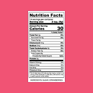 Strawberry Sugar | cocktail sugar | Gourmet Sugar | Tea Sugar | Natural flavored Sugar | Real Fruit Flavored Sugar | Naturally Tasty