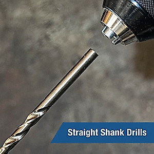 Century Drill & Tool 26529 Pro Grade Cobalt Drill Set, 29 Piece, Made in The USA, for Stainless Steel and Hard Metal