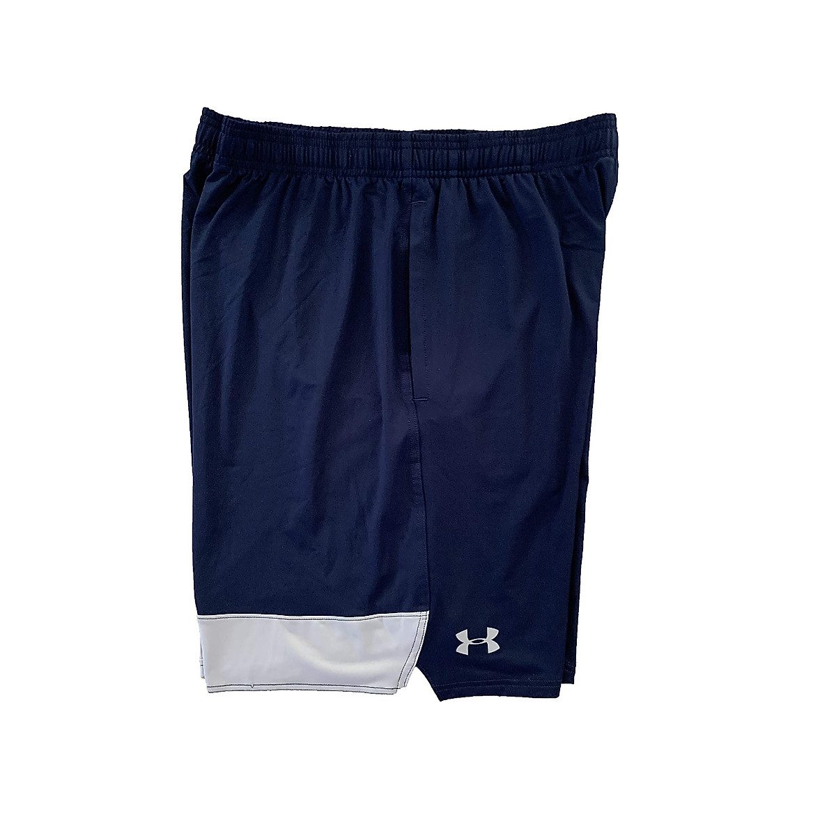 Under Armour Men's Raid 10-Inch Shorts (Medium, Navy/Gray)