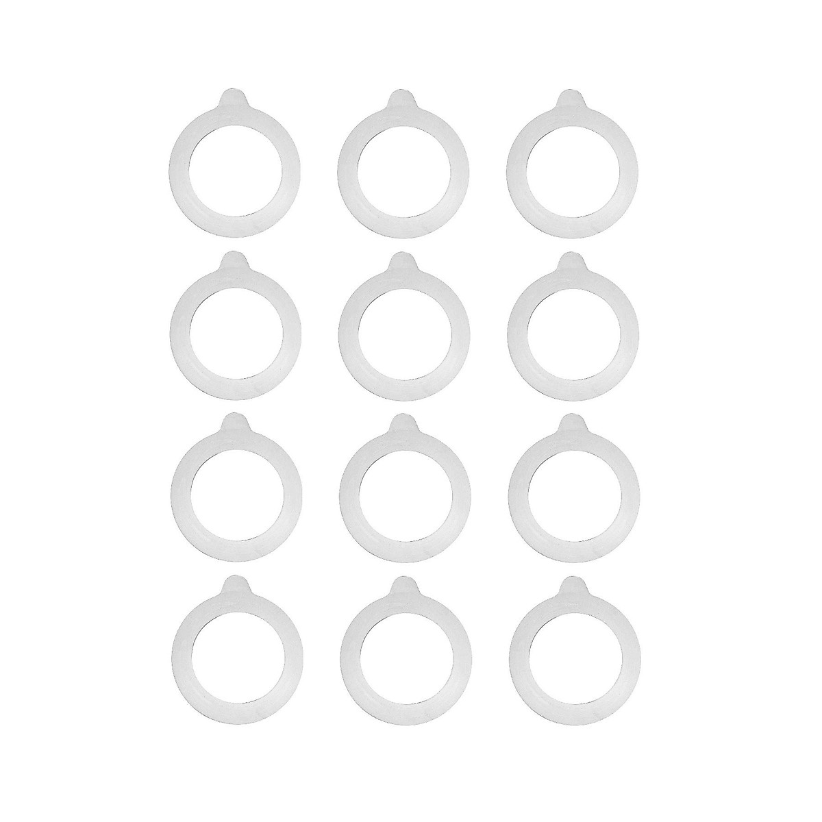 Sunshine Mason Co, Wire Bail Rubber Jar Gaskets 3.15" (80mm) fits Bormioli Fido Jars Made in USA 12 Pieces