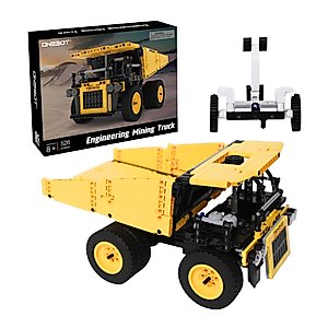 ONEBOT Engineer Dump Truck Model, Tipper Truck Toy Set, 526 Pieces STEM Toys, Children's Education Toys 8+, Heavy-Duty Construction Truck Building Block Set, A Gift for Children