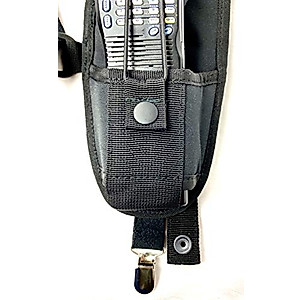 X-FIRE® Radio Vest Universal Holder Rig for Portable Two-Way Radios