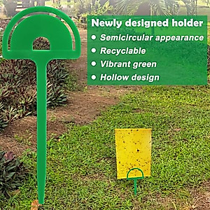 50 Sheets Sticky Fly Traps, Dual-Sided, for Flying Insect, Indoor and Outdoor, 8x6 Inch, Yellow