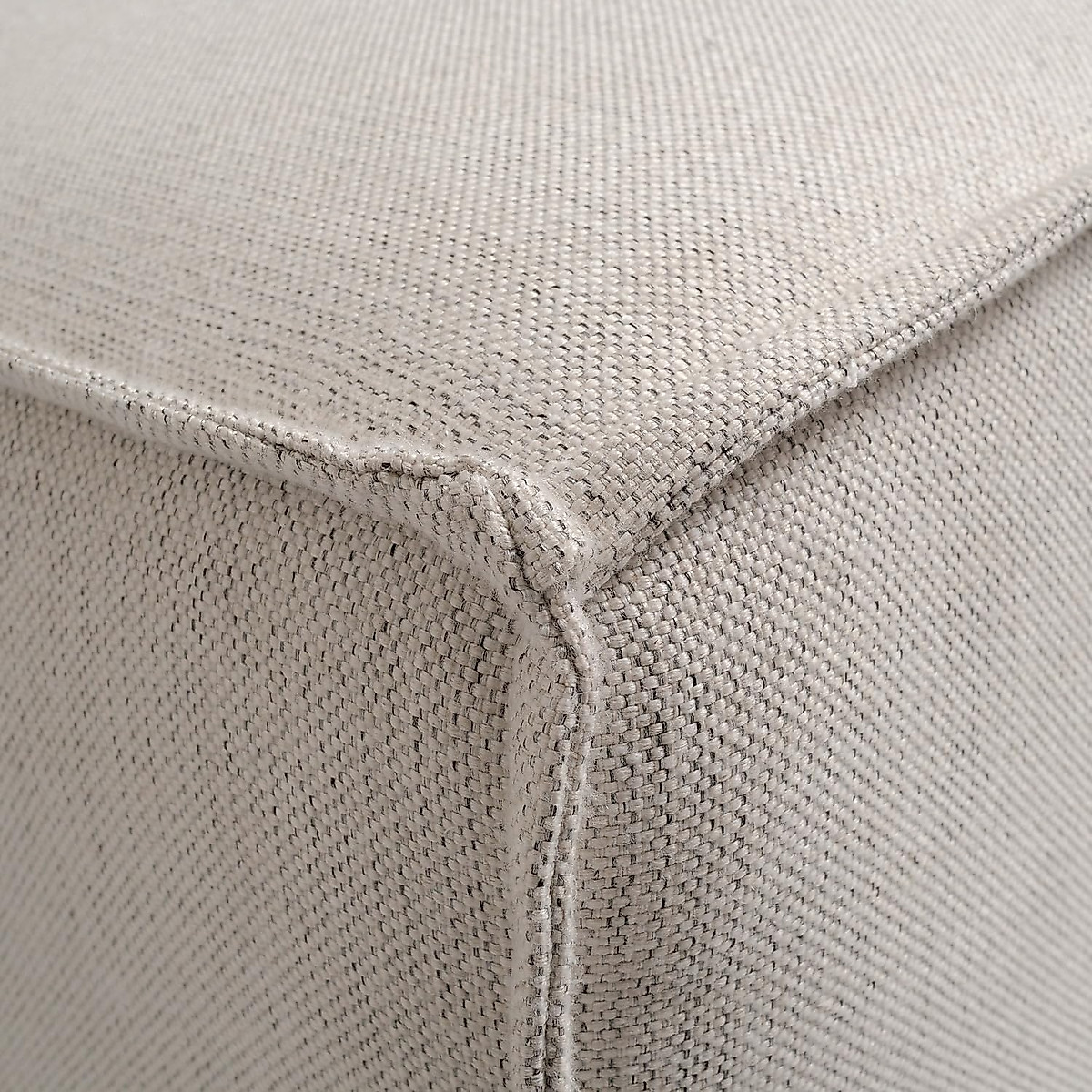 Flash Furniture Bridgetown Fabric Right Chair Module for Sectional Sofa, Customizable Modular Couch Right Seat with Arm Rest, Cream