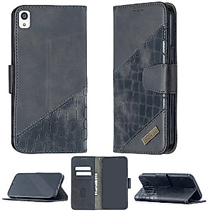 Case for Sony Xperia Z5 Premium Case Compatible with Sony Xperia Z5 Premium Phone Case Flip Stand Cover Stitching Style Wallet Case Black