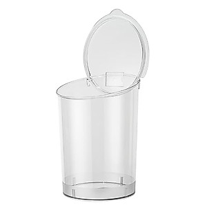 Restaurantware Met Lux 4 Gallon Food Storage Container, 1 Airtight Treat Box - With Scoop, Shatterproof, Clear Plastic Cereal Container With Hinged Lid, For Kitchen Or Pantry Organization