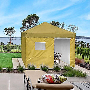 Instahibit 10x6.5 Ft Pop up Canopy Sidewall Kit Door Window Privacy 4 Pieces (Sidewall Only)