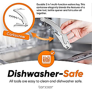 20 Piece Heavy Duty BBQ Grill Tools Set - Extra Thick Stainless Steel Spatula, Fork & Tongs. Complete Barbecue Accessories Kit in Aluminum Storage Case