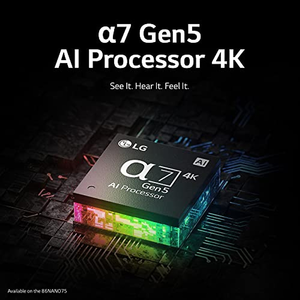 LG 86-Inch Class NANO75 Series Alexa Built-in 4K Smart TV, Black