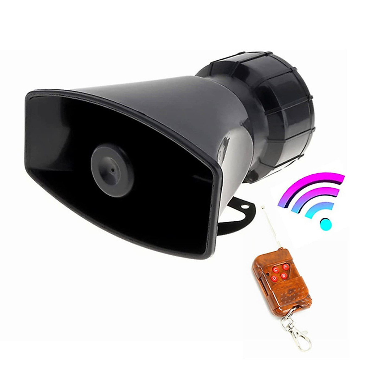 Viping Car Remote Horn Car Horn Siren 100W Air Horn Police Car Siren Horn Siren Speaker Speaker System Truck horn Alarm Horn for Any 12V Truck Lorry Boat car ect