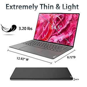 Lenovo Slim 7 Pro X 14.5" 3K 400Nits 120Hz Multi-touch Notebook - TÜV - R9 6900HS - RTX 3050-32GB LPDDR5 6400MHz RAM - Win 11 Pro (32GB RAM | 1TB SSD)