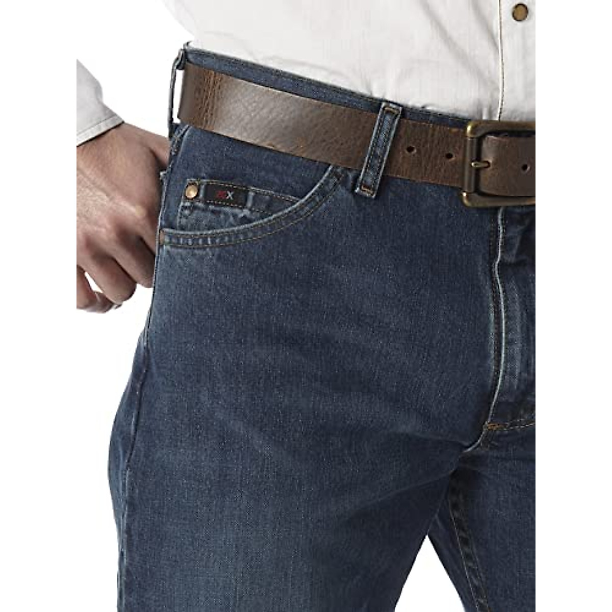 Wrangler mens 20x 01 Competition Relaxed Fit jeans, River Wash, 34W x 34L US