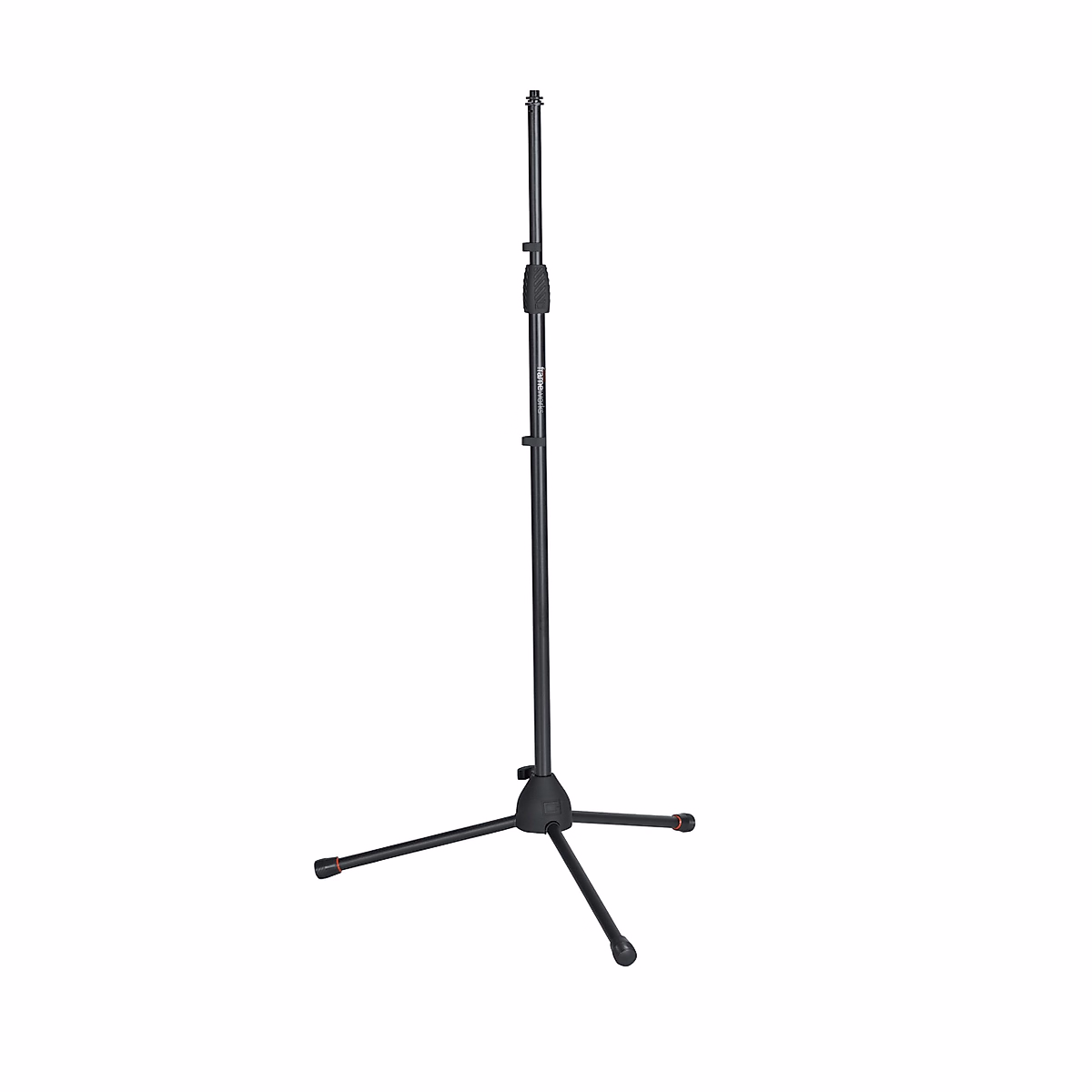 Gator Frameworks Standard Tripod Microphone Stand with Adjustable Height and Both 3/8" and 5/8" Adapters (GFW-MIC-2000)