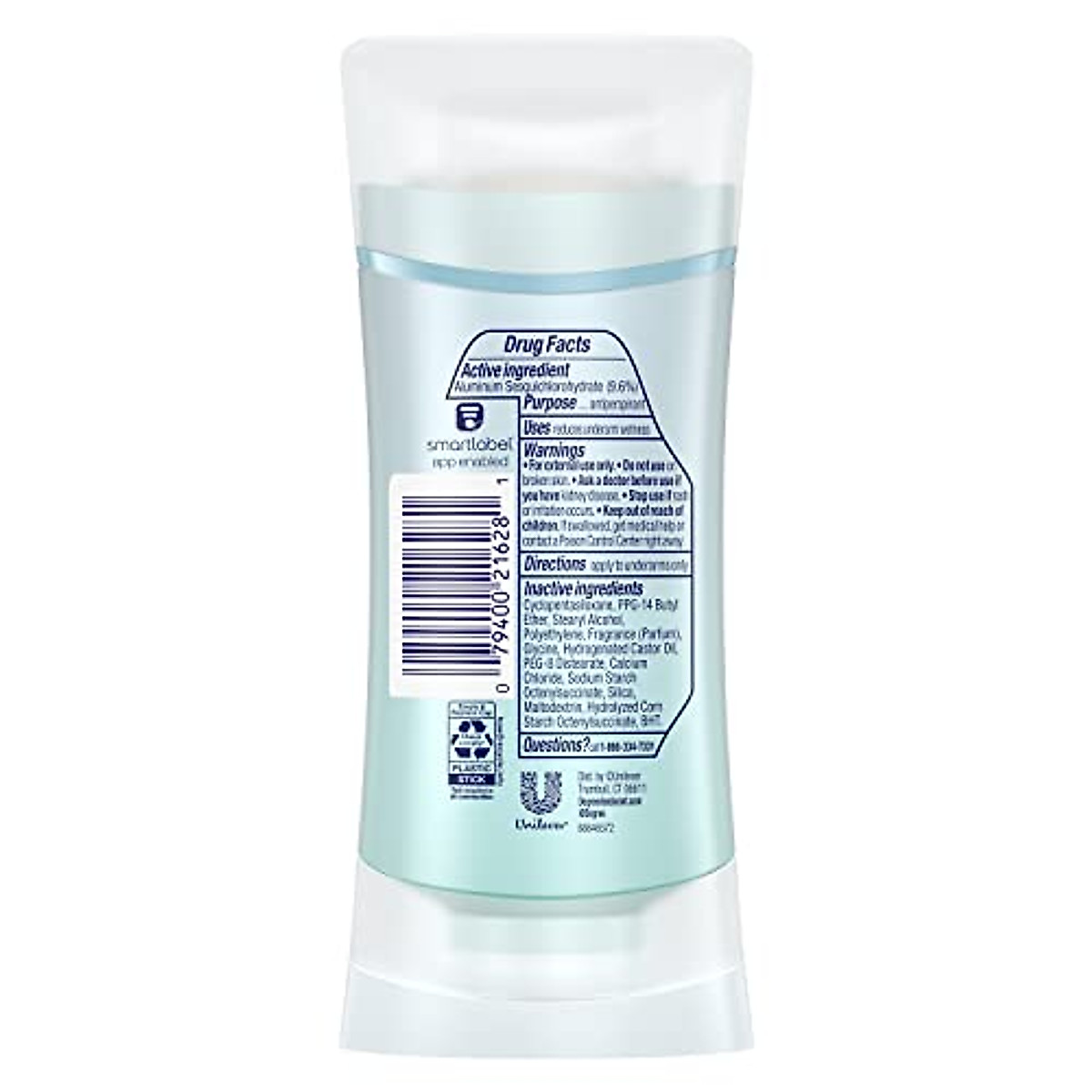 Degree Antiperspirant for Women Protects from Deodorant Stains Pure Clean Deodorant for Women 2.6 oz, Pack of 4