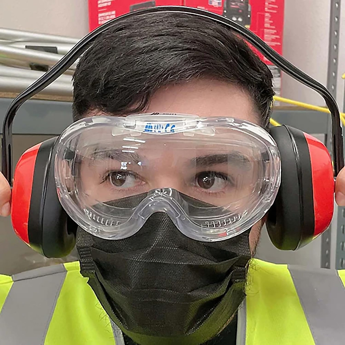 NEIKO Earmuffs, Clear, 1 Pack