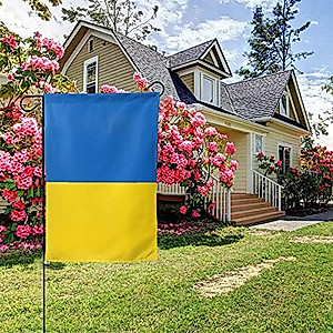 Flag of Ukraine Garden Flag Small Vertical Double Sided Seasonal Outside Ornament for Yard Farmhouse 12.5"x18"