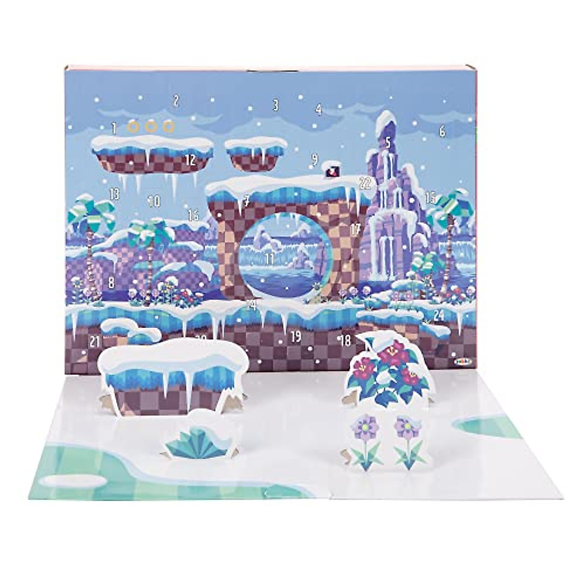 Sonic The Hedgehog Advent Calendar - 24 Surprises with Exclusive Collectible 2.5 Inch Holiday Action Figures!