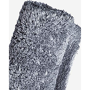 Adam's Lite Borderless Grey Microfiber Towel (4 Pack) - Car Detailing Towel