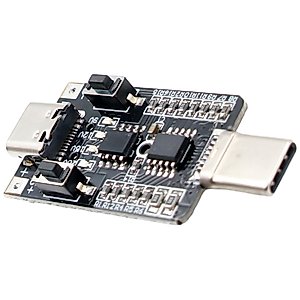 JacobsParts USB C PD DC Voltage Trigger Test Module 9V 12V 20V Adjustable Power 5A 100W E-Mark Type-C