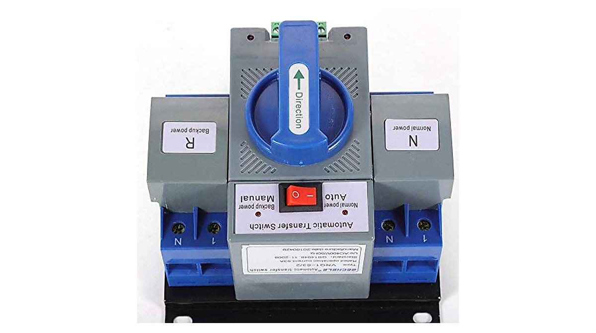 63A 2P Dual Power Automatic Transfer Switch Generator Changeover Switch 110V — 🛍️ The Retail Market