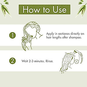 Klorane Ultra-Gentle Conditioner with Oat Milk, Sulfate-Free, Dermatologist and Pediatric Tested, Hypoallergenic, Vegan, Plant-based, Biodegradable 6.7 Fl Oz (Pack of 1)