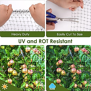 Bird Netting for Garden,7x100 Feet Fruit Tree Netting for Squirrels and Birds,Bird Netting for Garden Netting Mesh,Deer Netting for Plants Netting for Squirrels