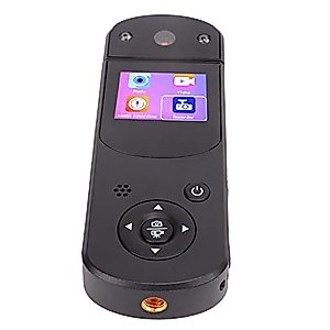 Portable DV Camera, 16MP Digital Micro HD 1080P Digital Video Recorder with Beauty Filter for VLOG Recording (Black)