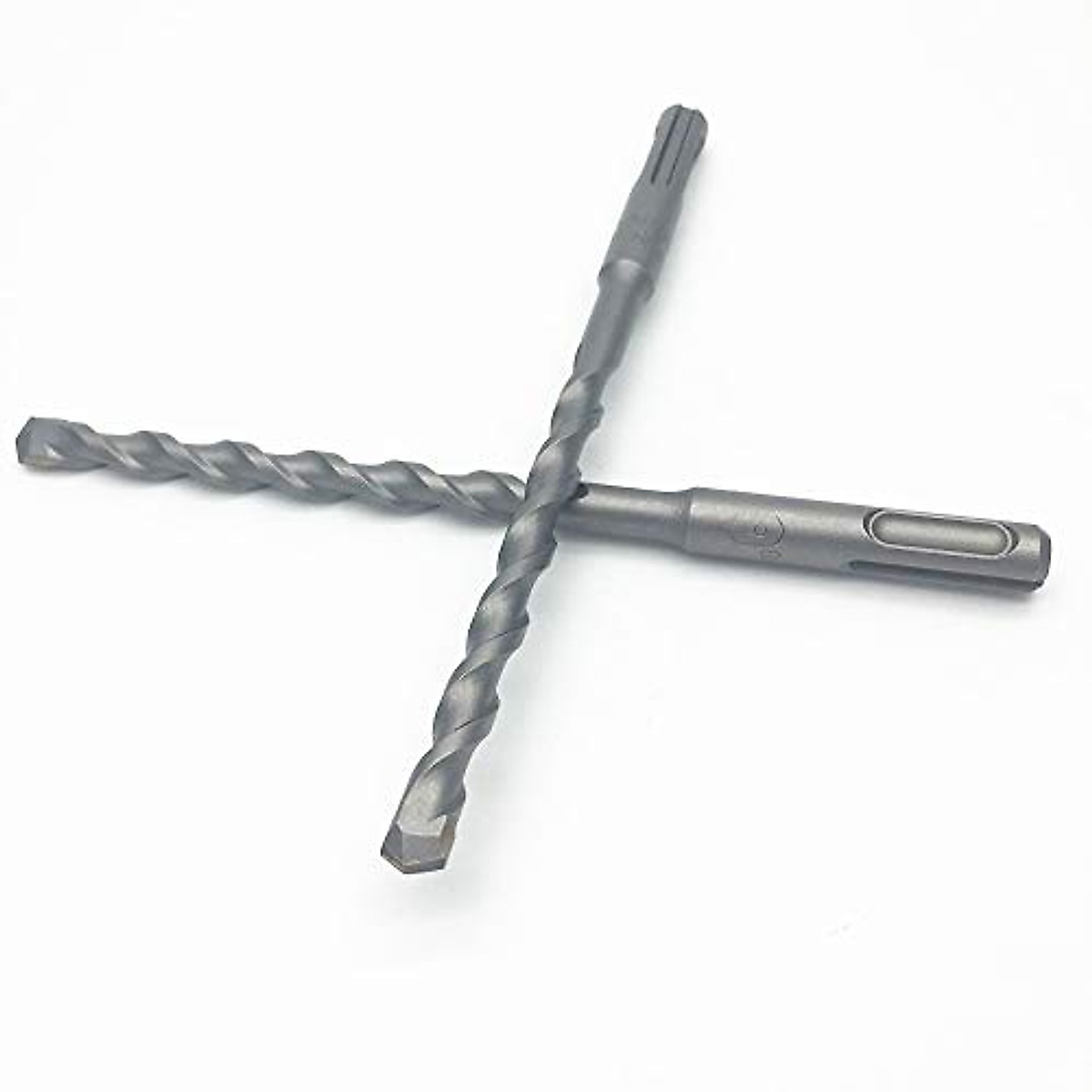 COMOK 2Pcs Carbide Drilling Tip SDS Plus Shank 8mm x 160mm Masonry Drill Bit for Drilling Holes in Masonry Concrete Rock and Artificial Stone