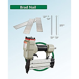 meite F50 18 Gauge 2-Inch Leg Length Galvanized Brad Nail Ideal for Upholstery, Trims, Molding, Woodworking 5000pcs/Box (1 Box)