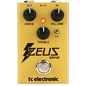 TC Electronic MojoMojo Overdrive Pedal - Paul Gilbert Edition Bundle with Zeus Drive Overdrive Pedal