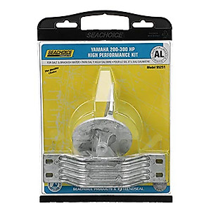 Seachoice Anode Kit, Yamaha 200-300hp, Aluminum, Cadmium-Free, Environmentally Friendly