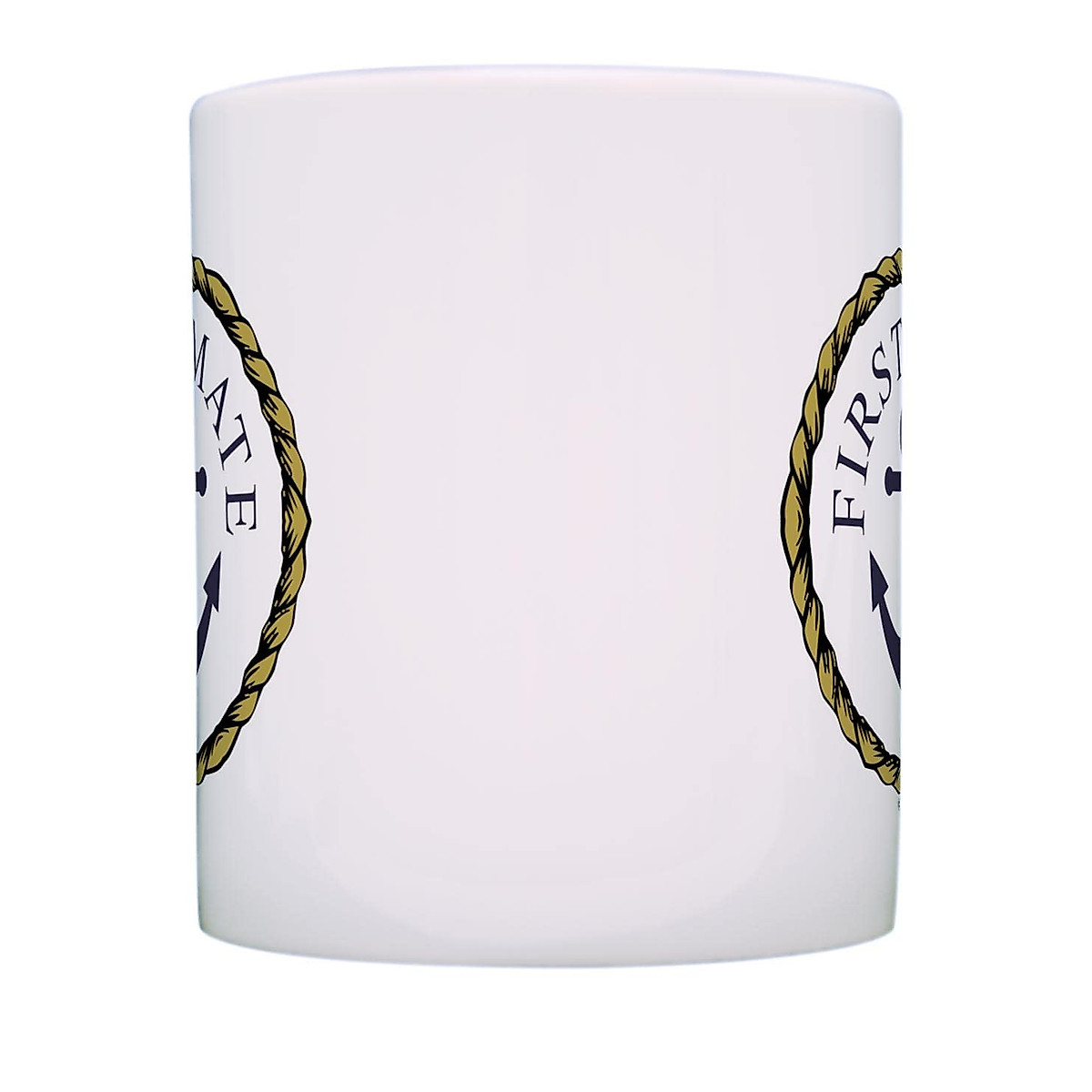 Captain and First Mate Couples Sailing Nautical Mug Bundle 2 Pack 11oz Ceramic Coffee Mugs Set