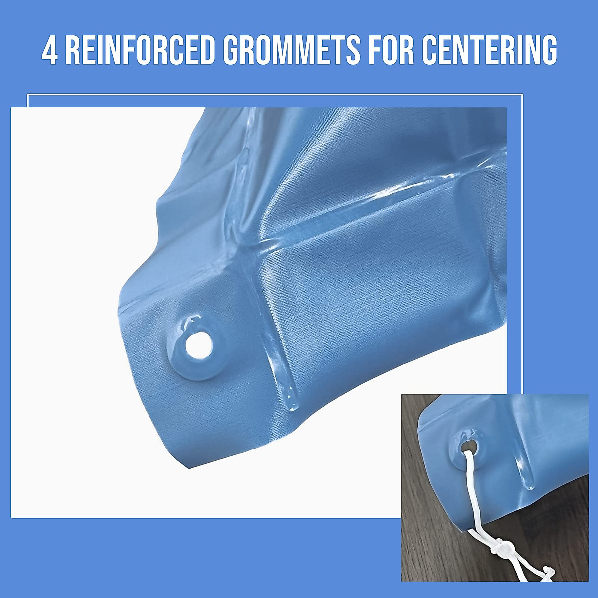 BEWAVE Pool Pillow, Winterizing Air Pillow for Above Ground Winter Swimming Pool Covers, 4 x 4 Ft, 2 Pcs