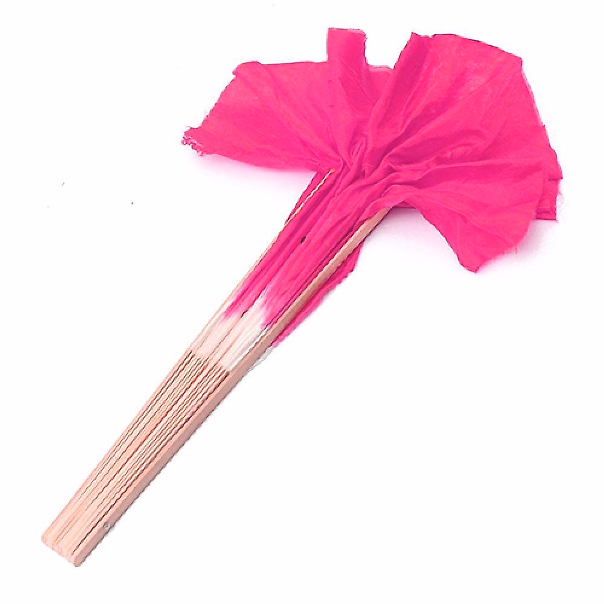 Handmade Handle Belly Dance Fan Silk Fan Dance Fan Dance Fan Double-Sided Gradient Yangko Fan