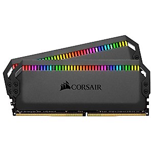 Corsair Dominator Platinum RGB 64GB (2x32GB) DDR4 3600 (PC4-28800) C18 1.35V - Black
