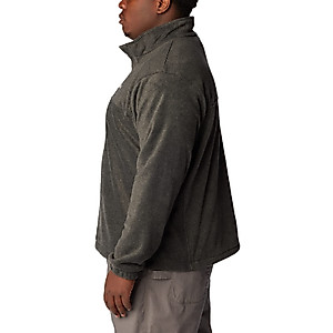Columbia Men's Steens Mountain Half Zip Fleece, Charcoal Heather, Large