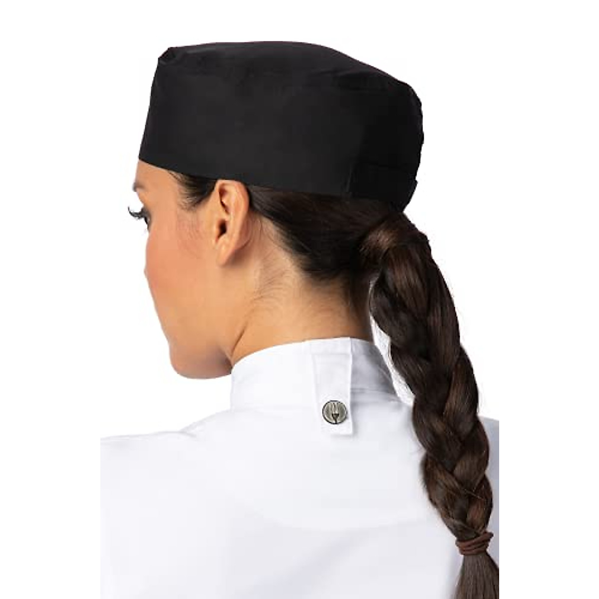 Chef Works Unisex Sustainable Cool Vent Chef Beanie , Black, One Size