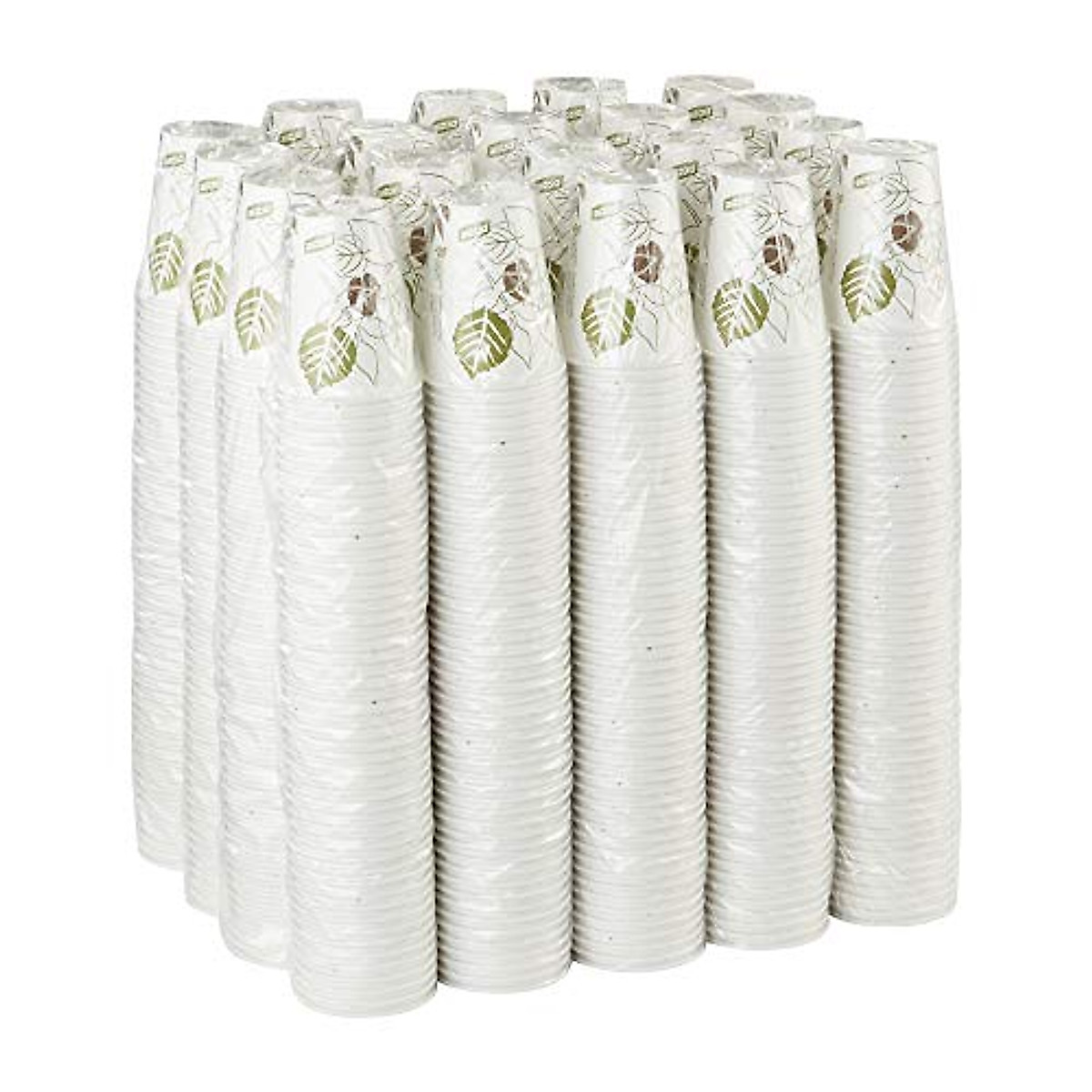 Georgia-Pacific Dixie Paper Hot Coffee Cup, 8 oz, Pathways, 2338PATH, 20 Packs/50 Count per Pack