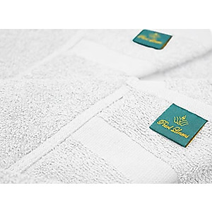 Pearl Linens Economy Salon Towel, Bulk Pack of 24, Not Bleach Proof, Ultra Soft Hand Towels, Bulk Hand Towels, Spa, Gym Towel, Gym Hand Towel, Super Absorbent, White Hand Towel, Hand Towel, 16x27 in