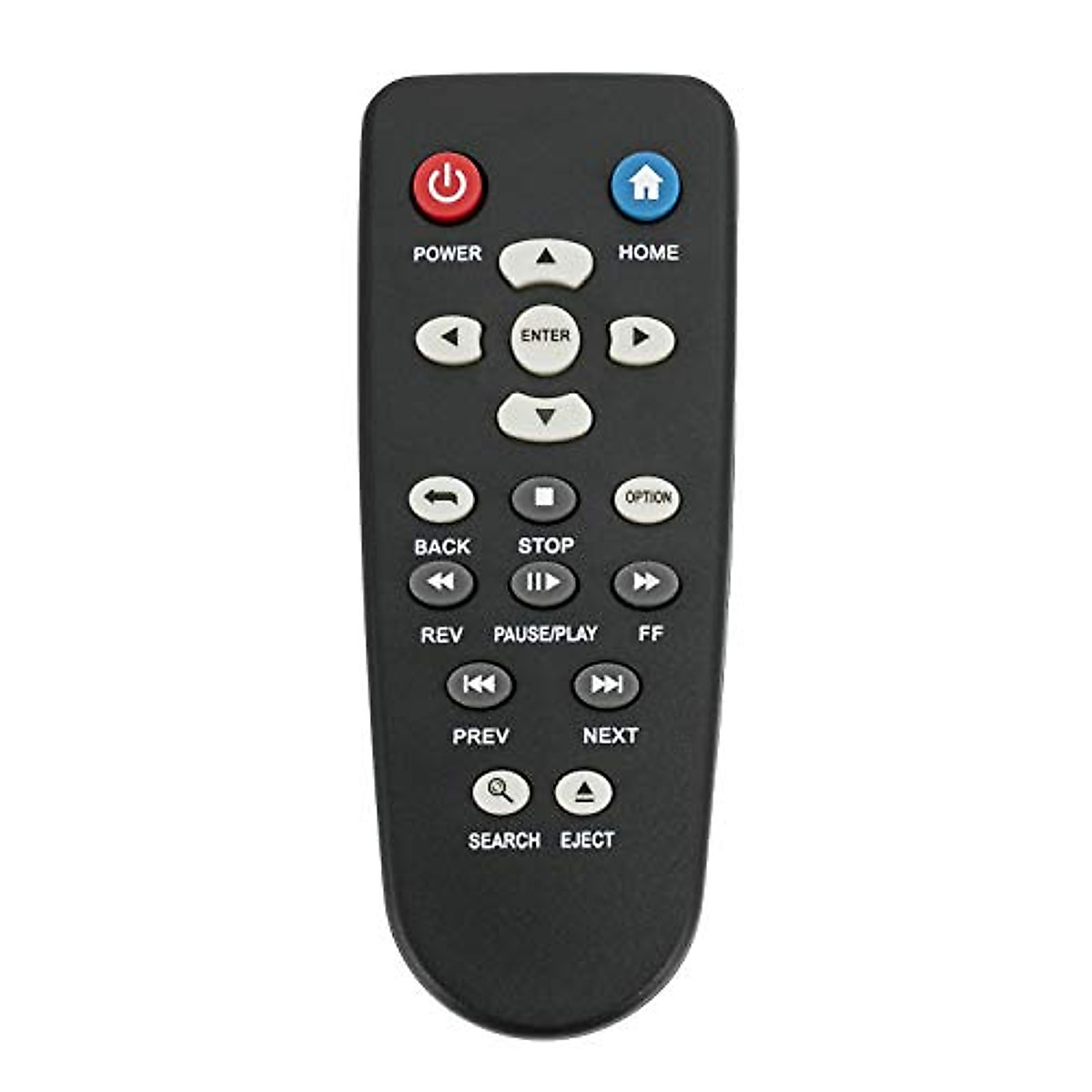 New Replaced Remote Control Fit for WD Western Digital WD TV 1tb 2tb 3tb Live TV Plus Mini HD Hub Media Player