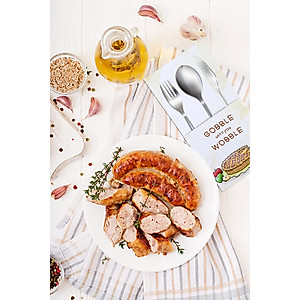 24PCS Thanksgiving Day Cutlery Silverware Holders - Turkey Fall Give Thanks Party Dinner Table Supplies Decorations