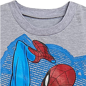 Marvel Avengers Spiderman Toddler Boys T-Shirt and French Terry Shorts Set 5T