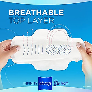 Always Pads Size 1 Infinity With Flex Foam 18 Count (Pack of 2)
