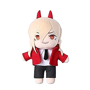 ZIFUNMUR Anime Plush Doll Power/Hayakawa AKI Plushies Toy Stuffed Figure Gifts Decoration Cosplay Props for Kid Fans (Power, 20cm/7.87inch)